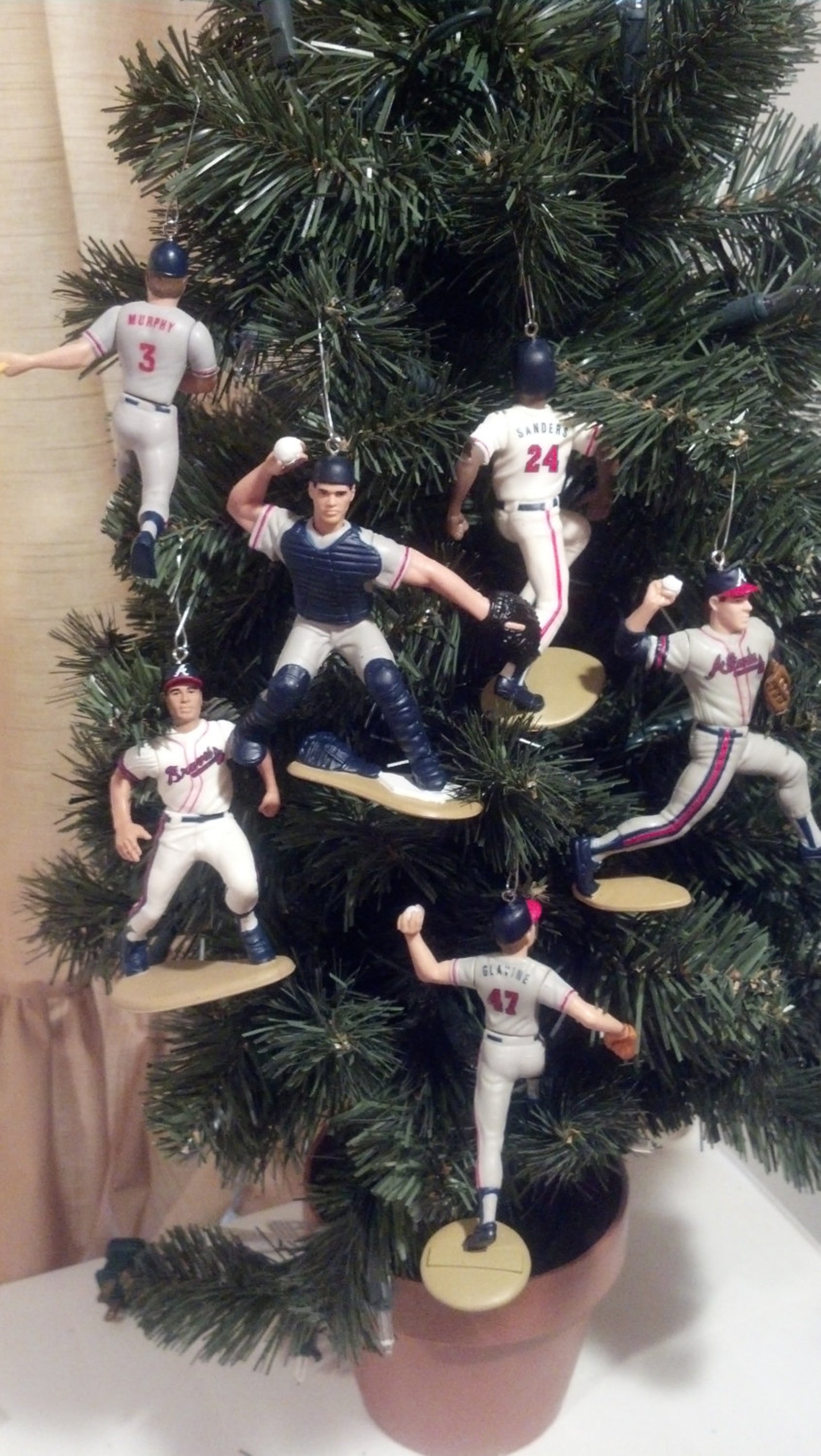 Chipper Jones D Sanders Niekro Galvine Smoltz Aaron Murphy - Etsy