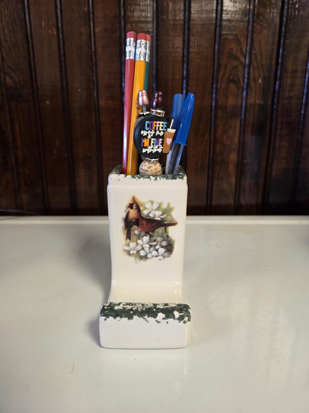 Summer Cardinal Motif Ceramic Device/cell Phone Stand - Etsy