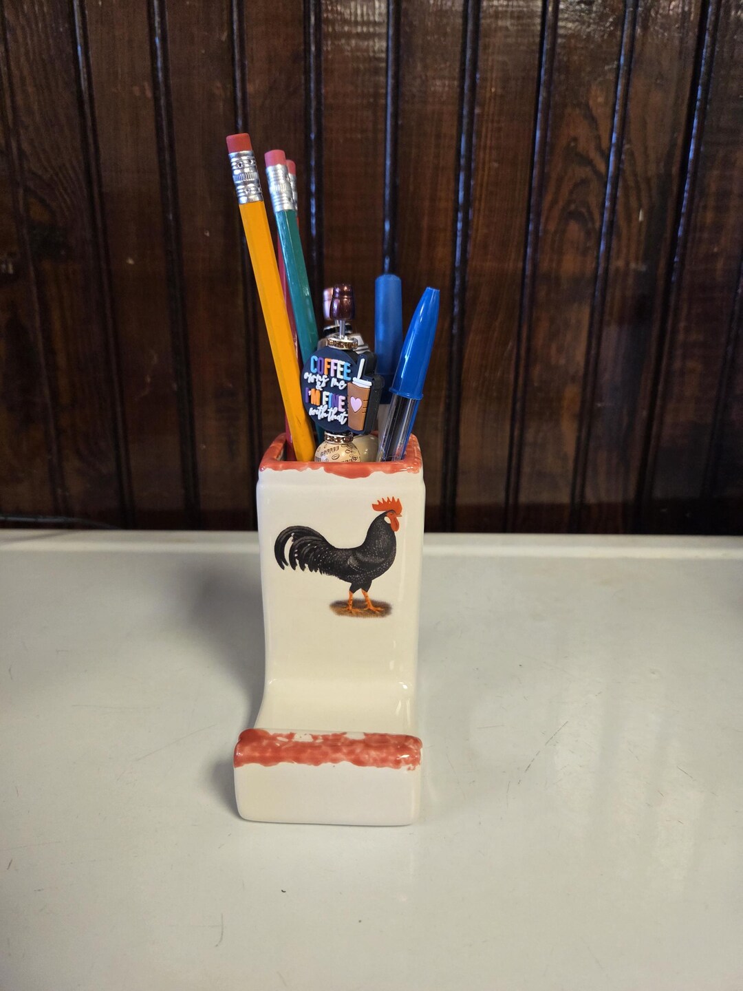 Rooster Motif Ceramic Device/cell Phone Stand - Etsy
