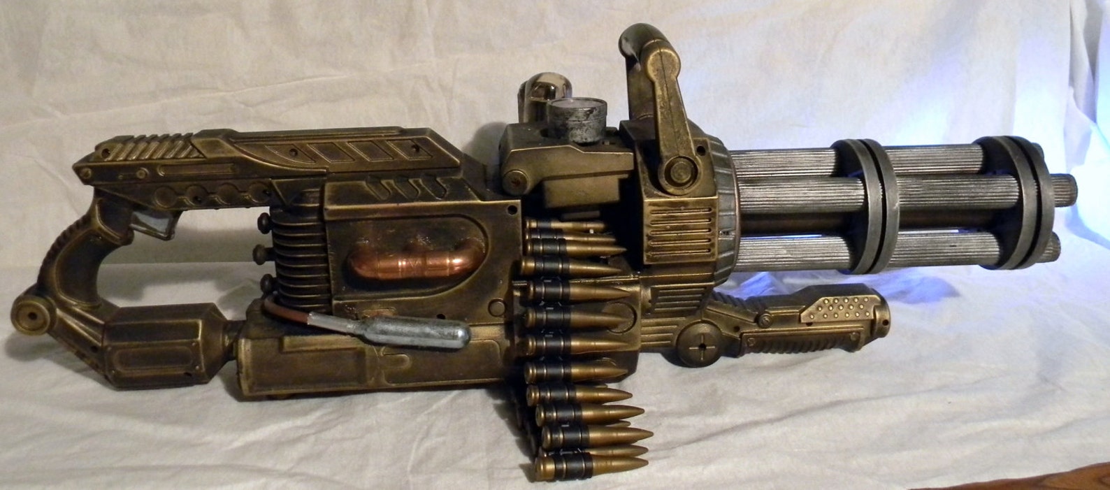 Steampunk Gatling Gun Modified Air Zone Punisher rotating | Etsy