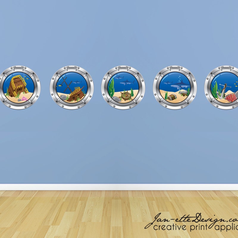 Porthole Wall Decal - Etsy