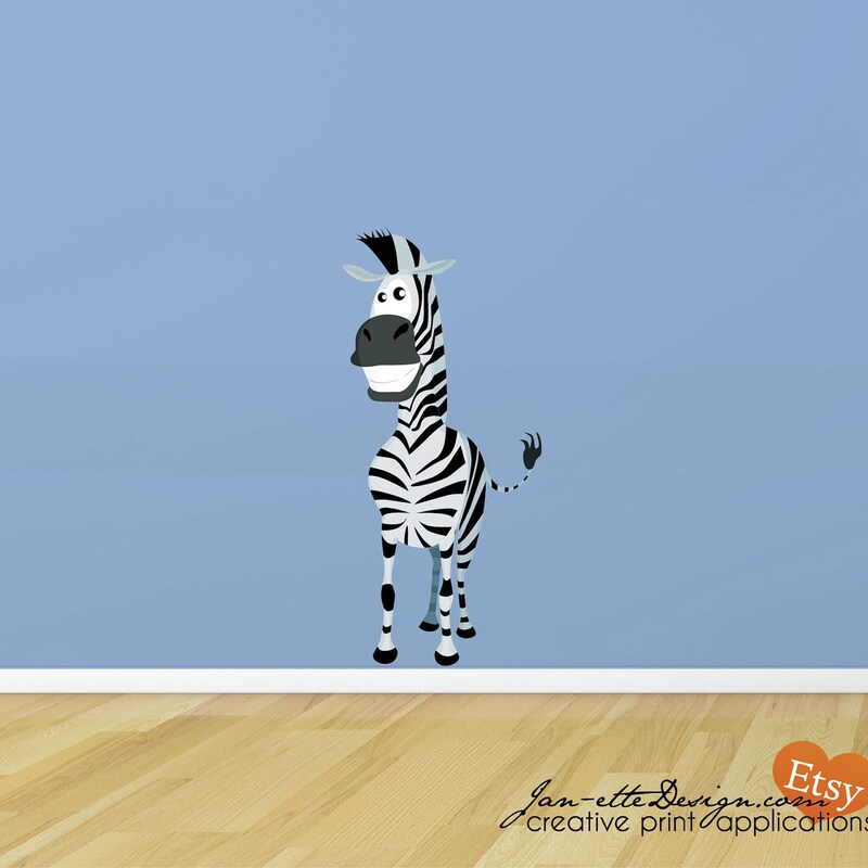 Zebra Decal - Etsy