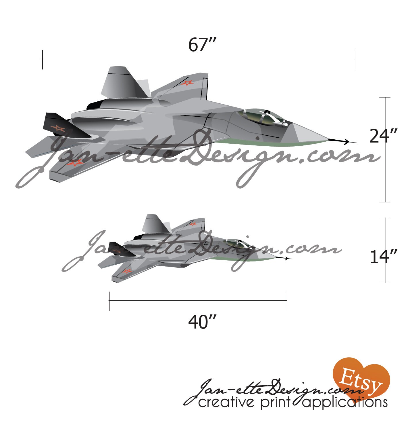 Airplane Wall Decals Fighter Jet Airplane Fabric Wall - Etsy