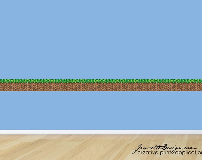Gaming Wall Border Removable Fabric Wall Decal, Gaming Wall Sticker ...