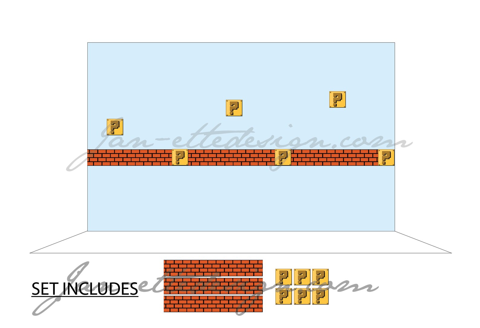 Gaming Wall DecorRemovable Fabric Wall DecalsVideo Game | Etsy