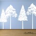 Tall Tree Wall Decalspine Treeswoodland Theme Nursery and - Etsy