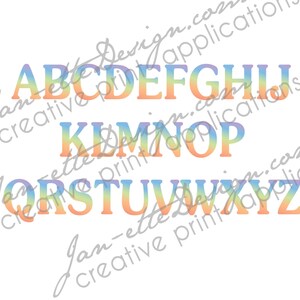 Rainbow Letter Wall Decals, Kid Wall Decals,removable and ...