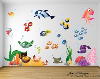 Fish Wall Decal | Etsy
