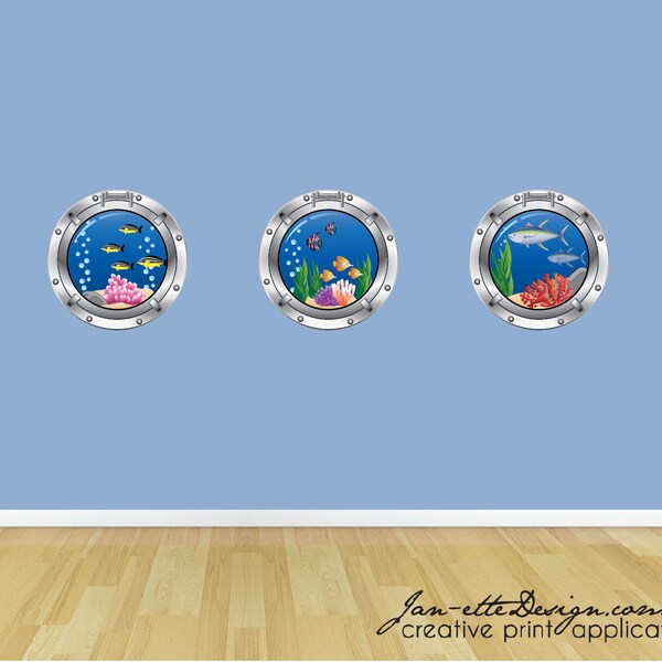 Porthole Wall Decal - Etsy