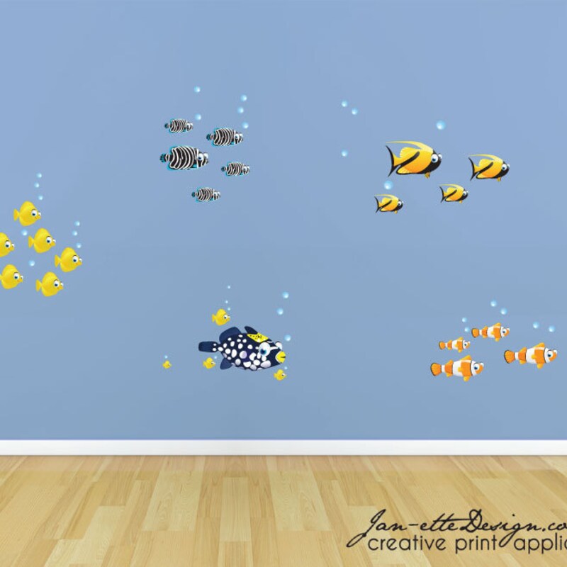 Fish Wall Decal - Etsy