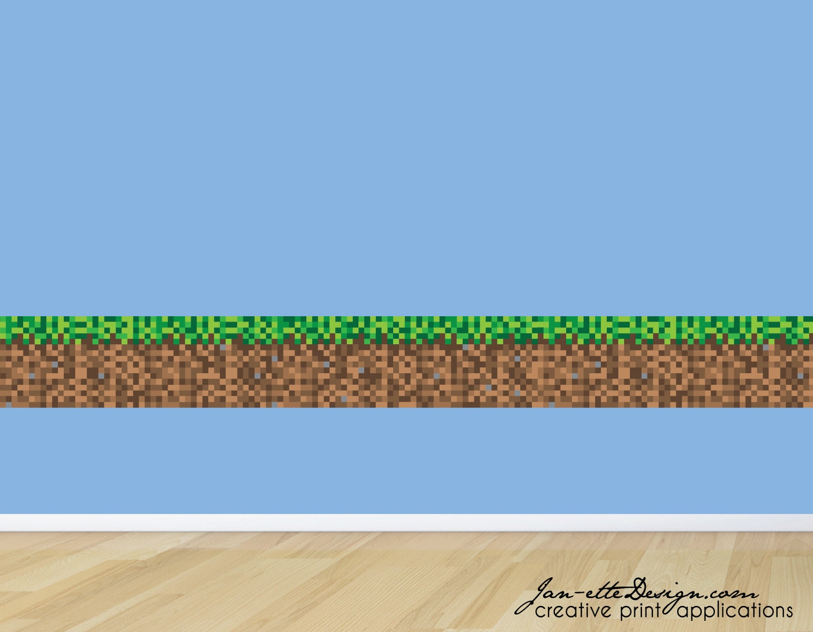 Gaming Wall Border Removable Fabric Wall Decal, Gaming Wall Sticker ...