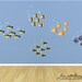 Kids Fish Wall Decals, Schools of Fish Removable and Reusable Wall ...