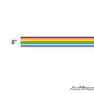 Rainbow Wall Border, Rainbow Wall Border Removable Fabric Wall Decal ...