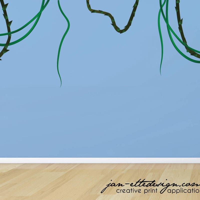 Vine Wall Decals - Etsy