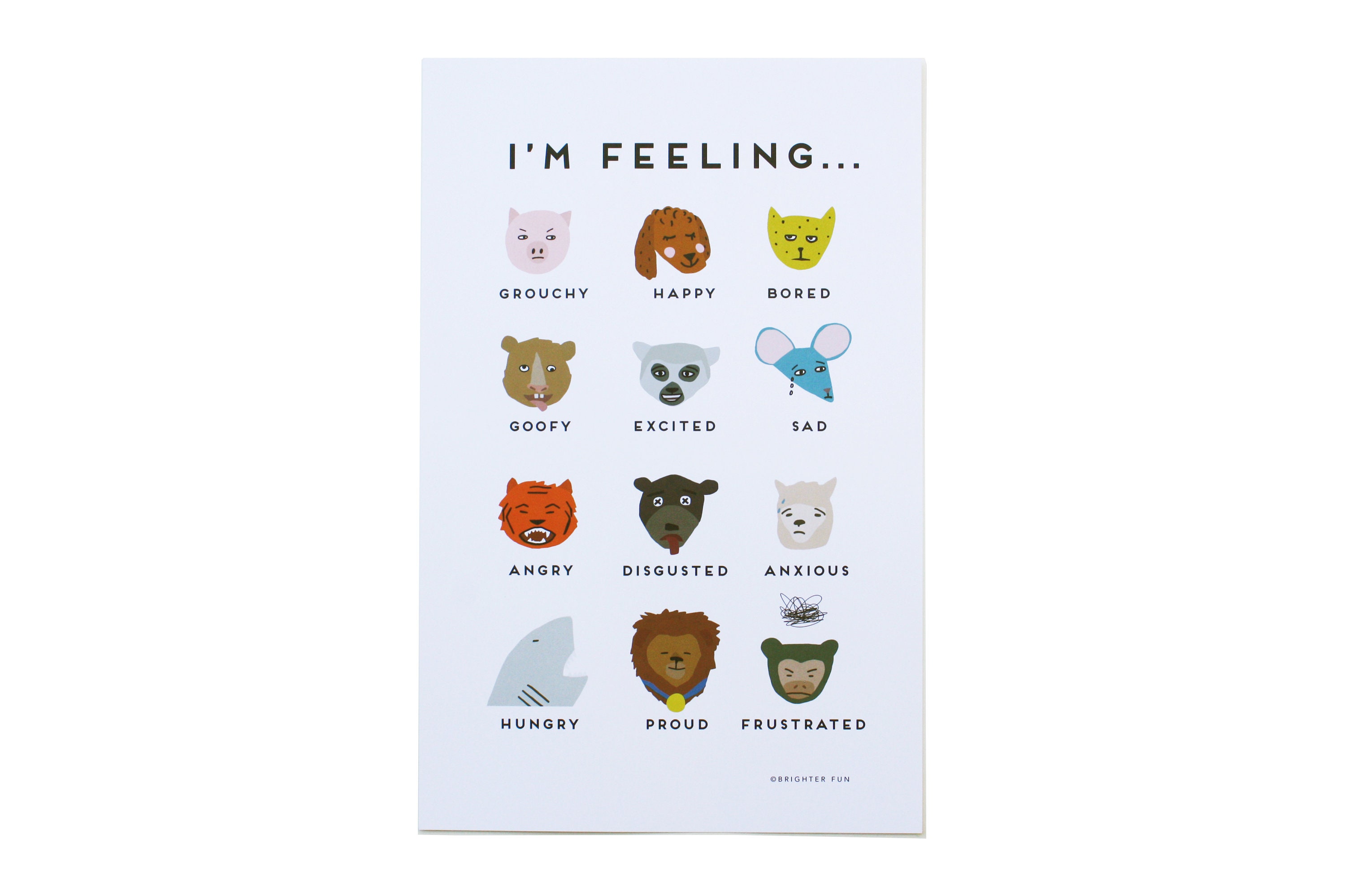 Feelings Poster - Etsy
