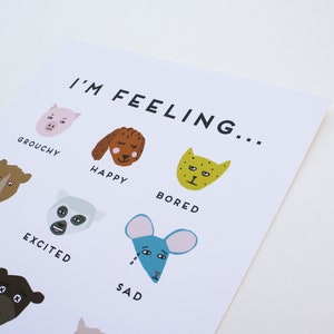 Feelings Poster - Etsy