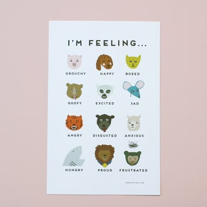 Feelings Poster - Etsy