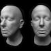 DUSTIN HOFFMAN White Plastic Lifemask Lifecast Life Cast Mask ...