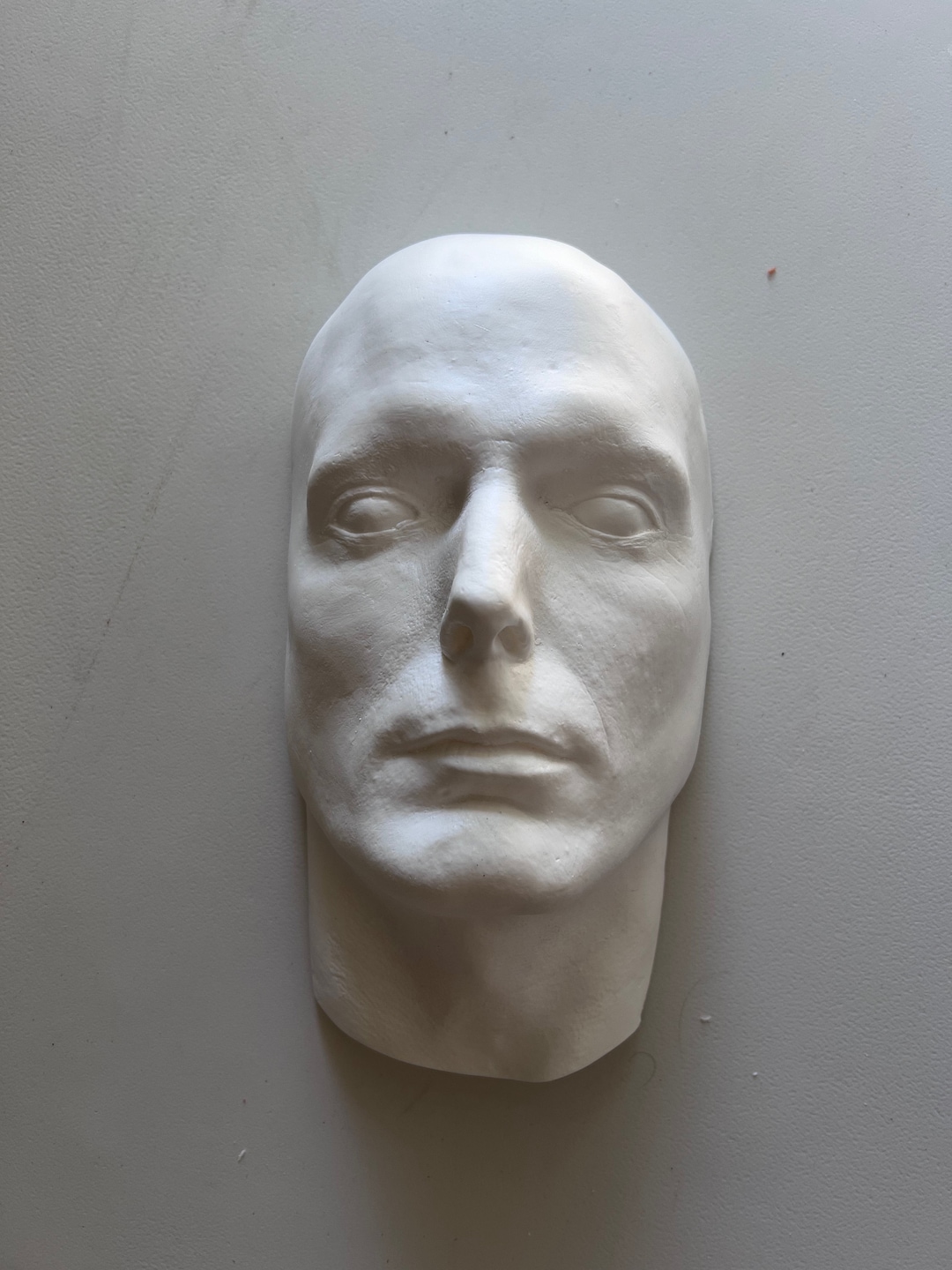 LIFE MASK Christopher Reeve White Plastic Resin Life Size Vintage ...