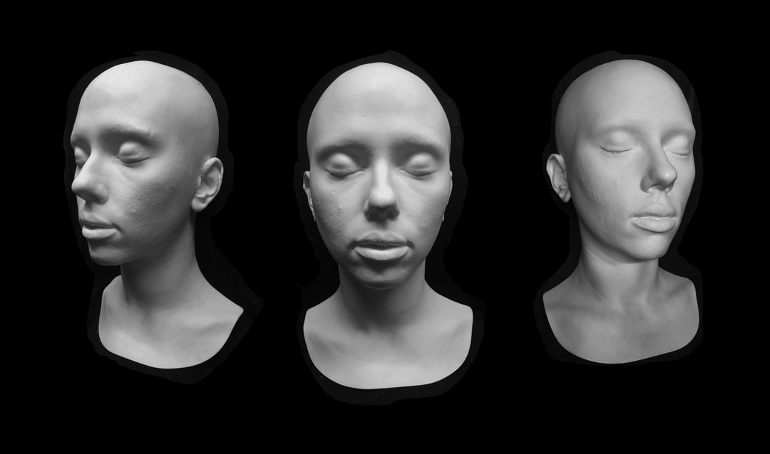 Life Mask Scarlett Johansson Lifecast Life Size Plastic Casting With ...