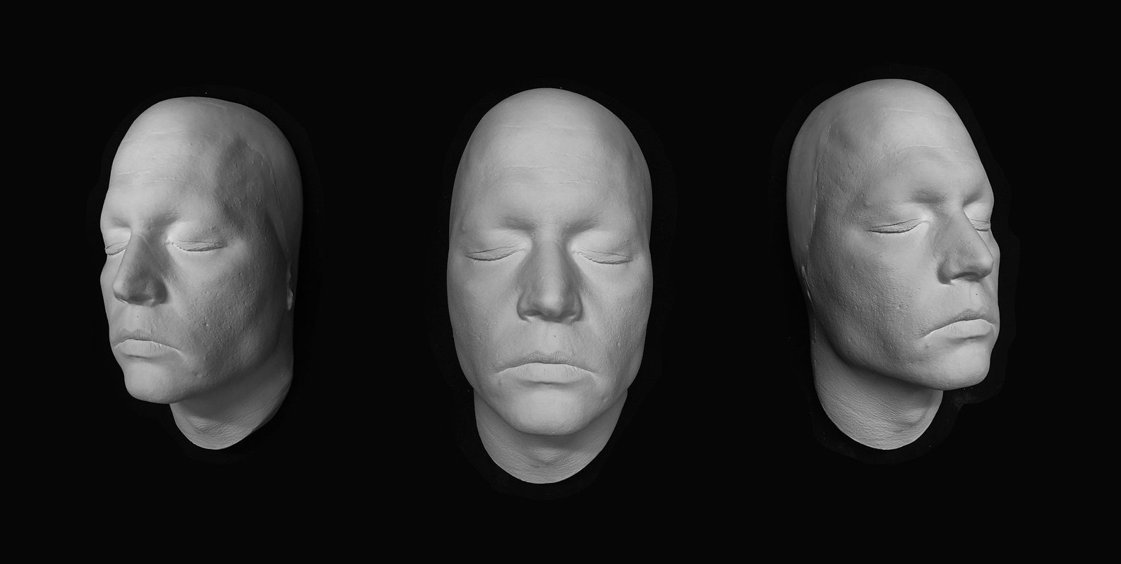 JOHNNY DEPP Made to Order Actor Plastic White Resin Life Mask | Etsy