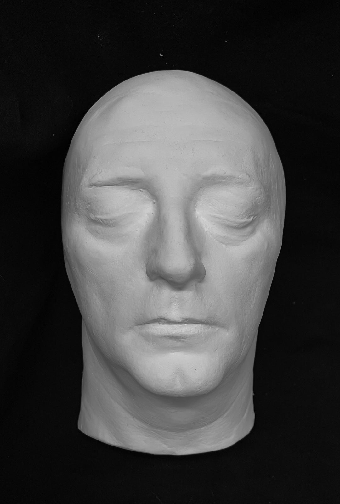 CLASSIC Life Mask ROBERT MITCHUM Plastic White Resin Casting With Metal ...