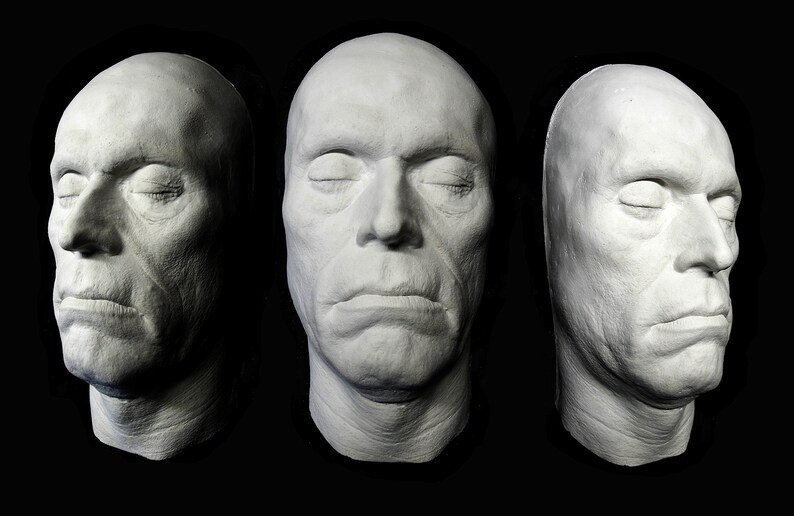 WILLEM DAFOE Made to Order Life Mask Cast Lifemask Lifecast - Etsy