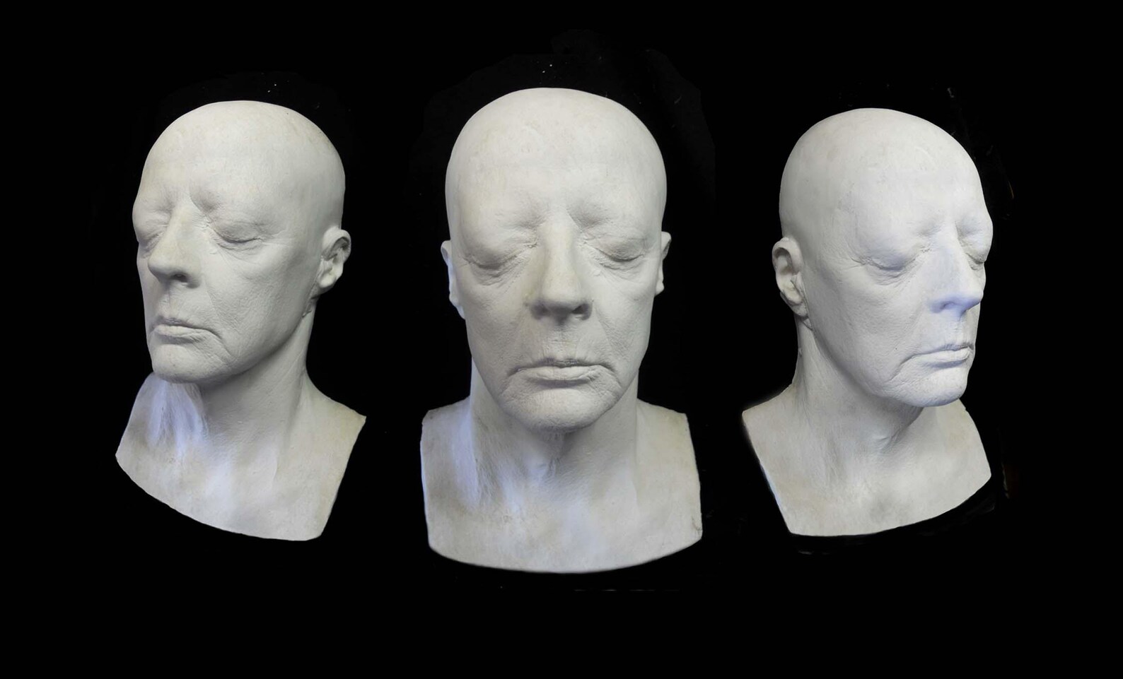 Life Mask MAGGIE SMITH Life Cast White Plastic Urethane Resin With ...