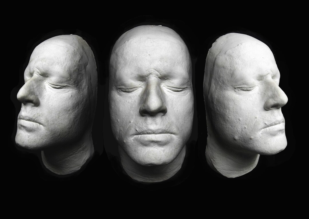 Life Mask ROBERT REDFORD Life Cast White Plastic Urethane Resin Special ...