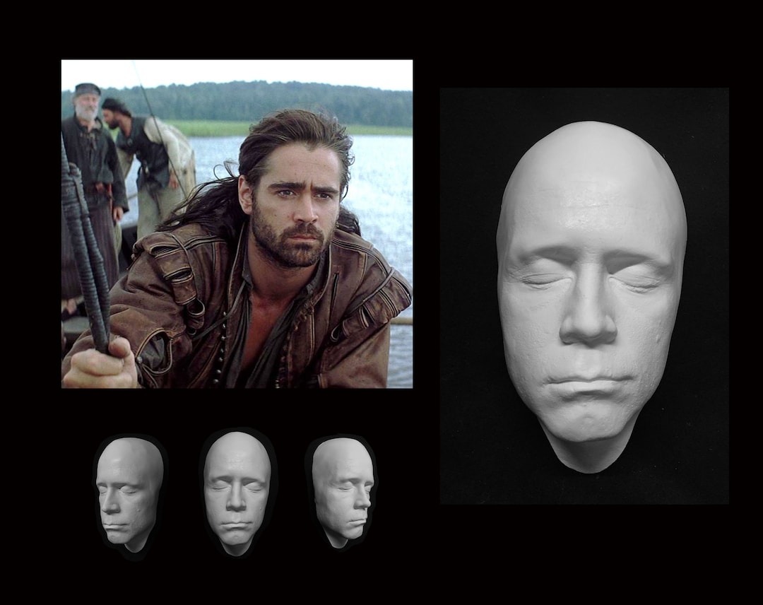Colin Farrell Plastic Resin Life Mask Cast Prosthetic Make-up Special ...