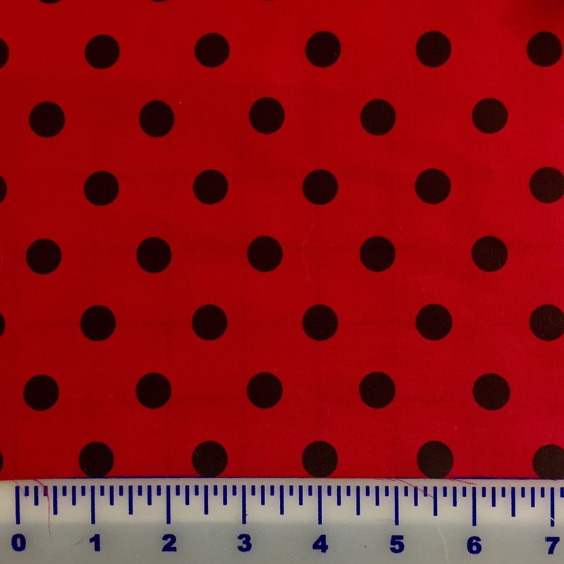 Red Black Polka Dot - Etsy