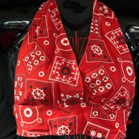Red Bandana - Etsy