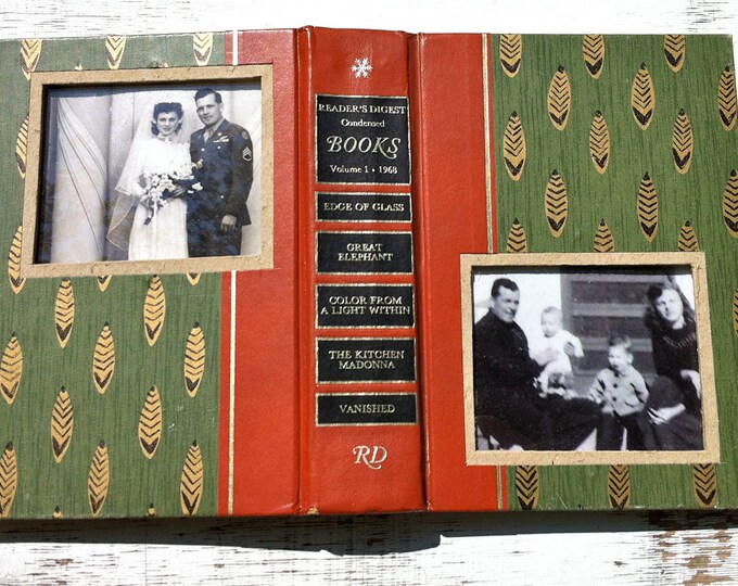 Vintage Book Picture Frame. Vintage Book Cover as Unique Photo - Etsy