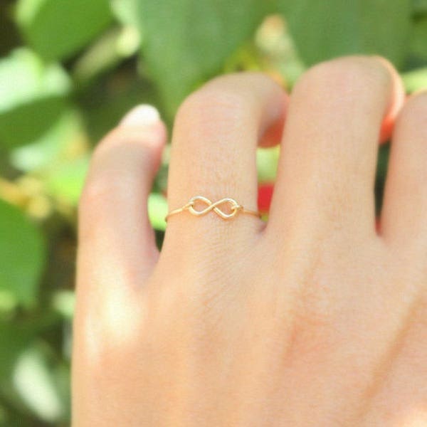 Best Friend Infinity Ring - Etsy