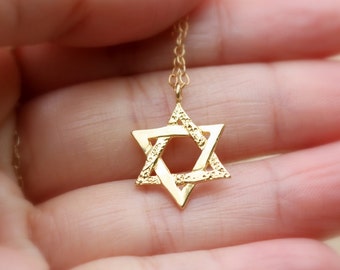 Jewish Star Necklace - Etsy