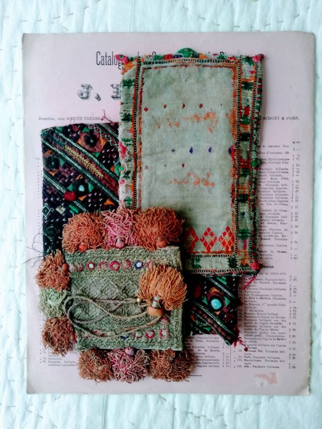 Textile Pouches Vintage and Antique Pakistan and India - Etsy