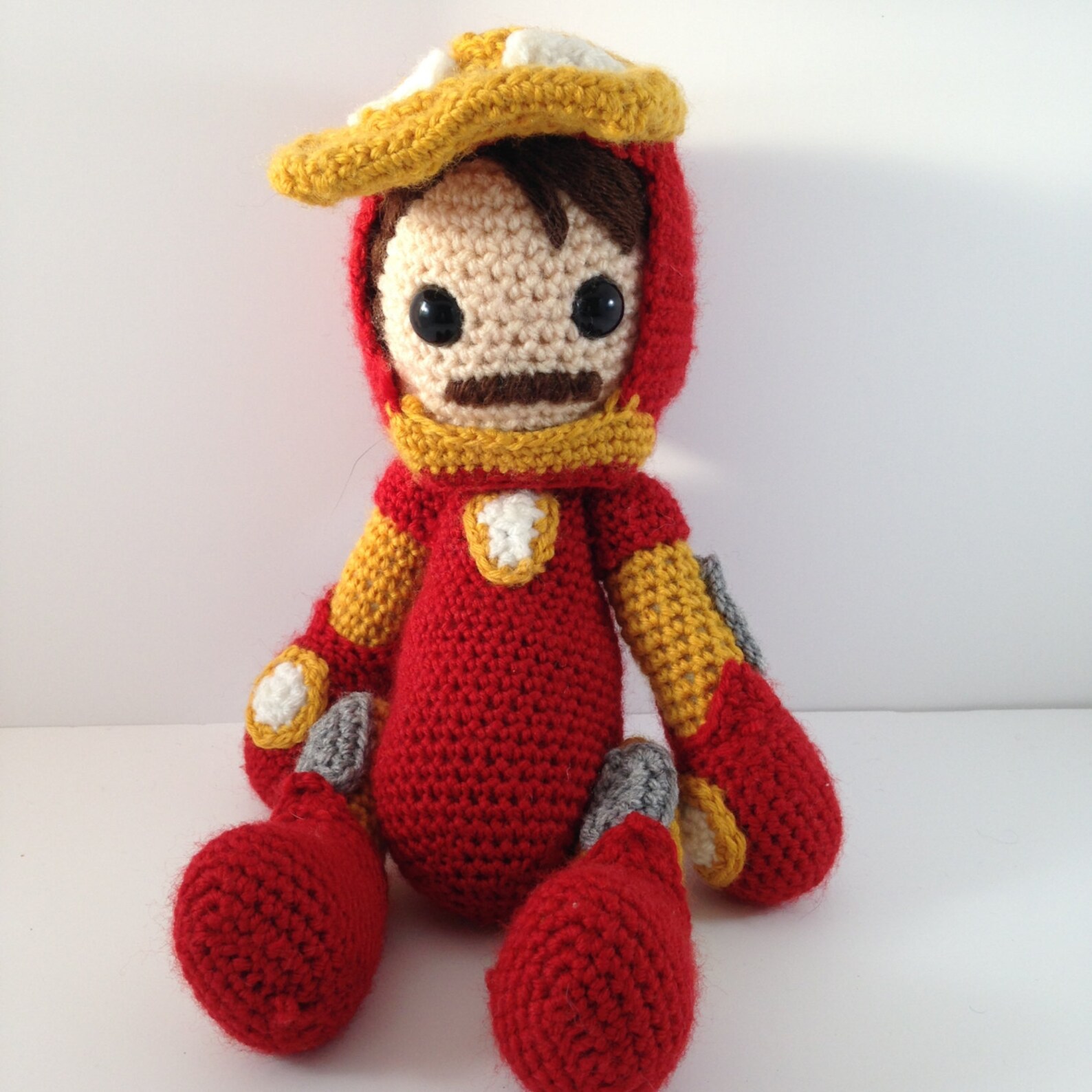 Avengers Iron Man Crochet Amigurumi Doll | Etsy