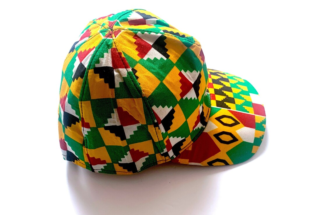 Handmade Kente Print Baseball Cap - Etsy