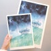PRINT Nearly Home Trees Cornwall Print A4/A3 Coming Home Trees, Magical ...