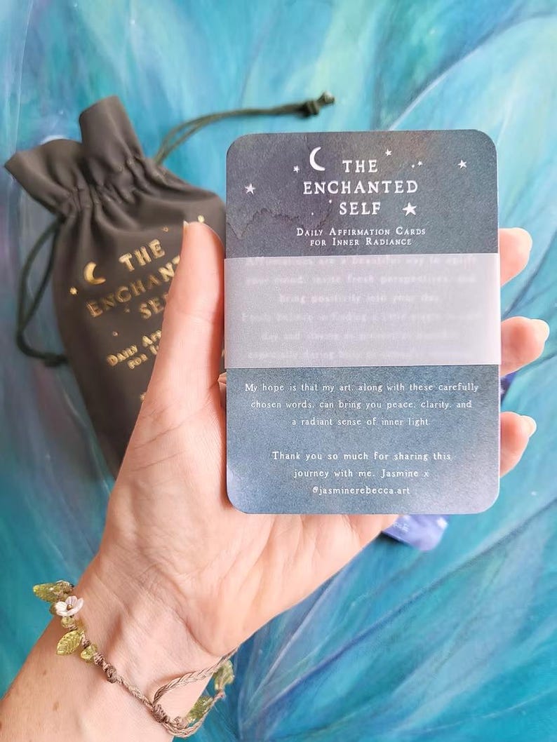The Enchanted Self ~ Affirmation Cards - Etsy UK
