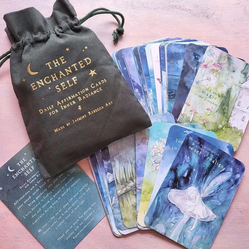 The Enchanted Self ~ Affirmation Cards - Etsy UK