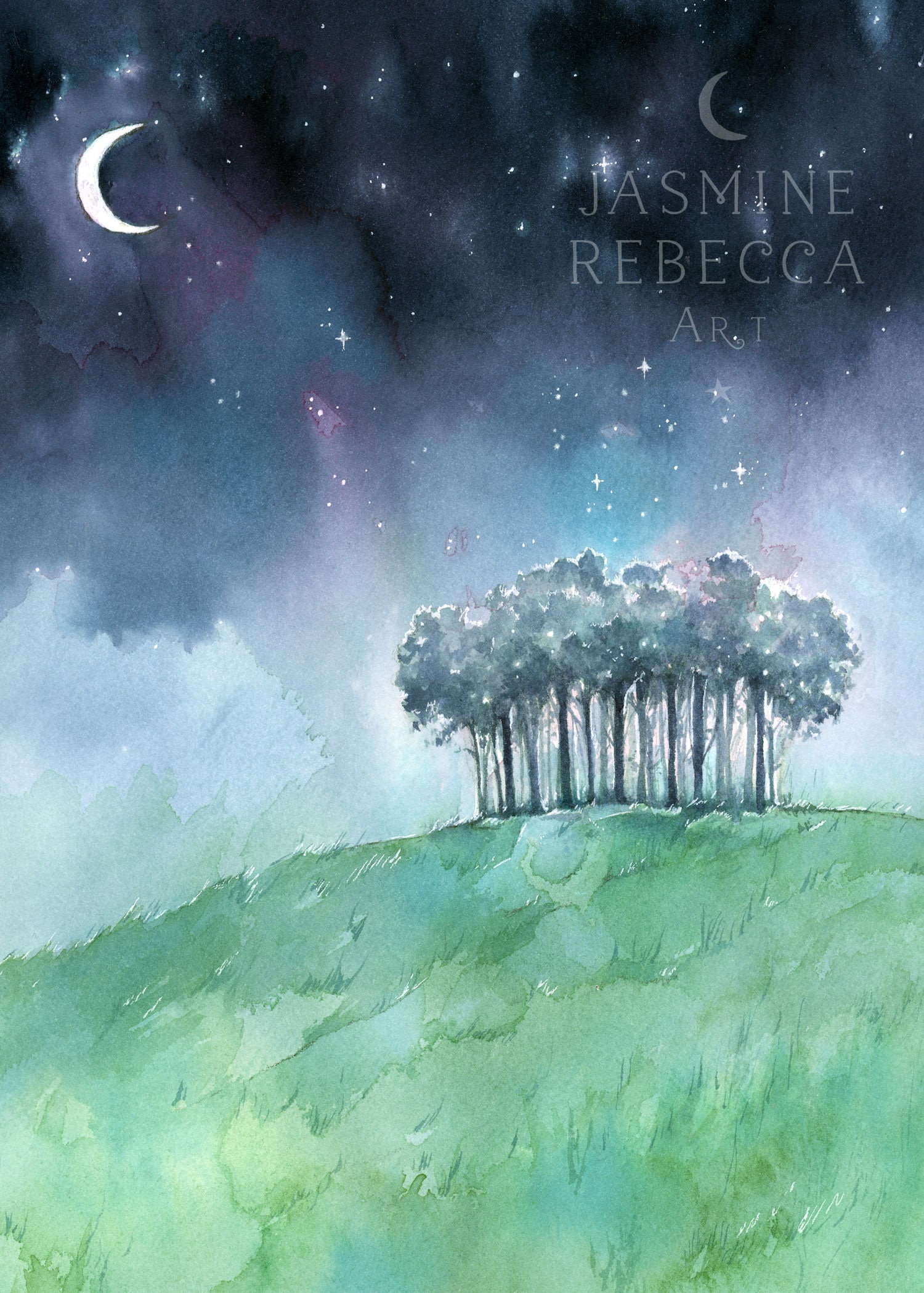 PRINT Nearly Home Trees Cornwall Print A4/A3 Coming Home | Etsy UK