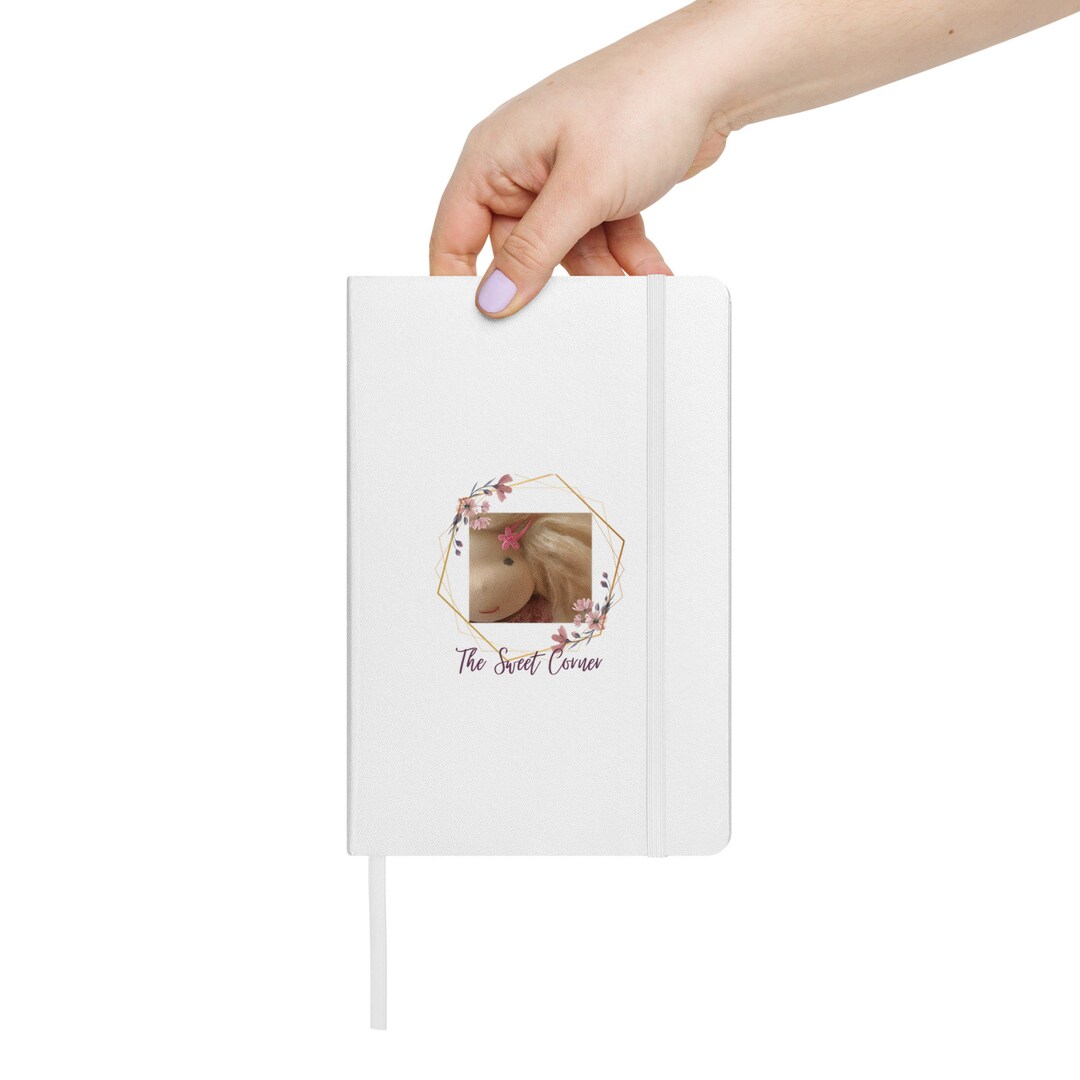 Cute Notebook for Girl, Waldorf Doll Featured, 80 Linen Pages, 5.5 8.5 ...