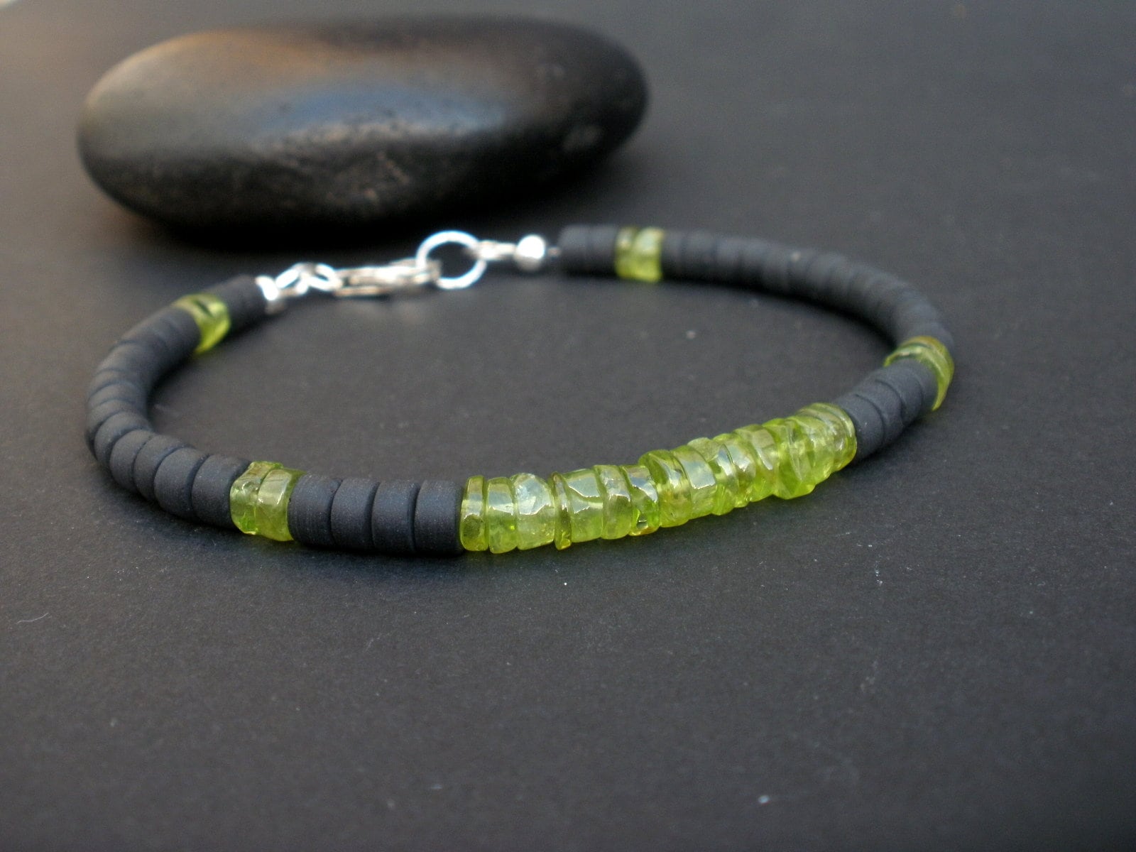 Peridot mens bracelet store