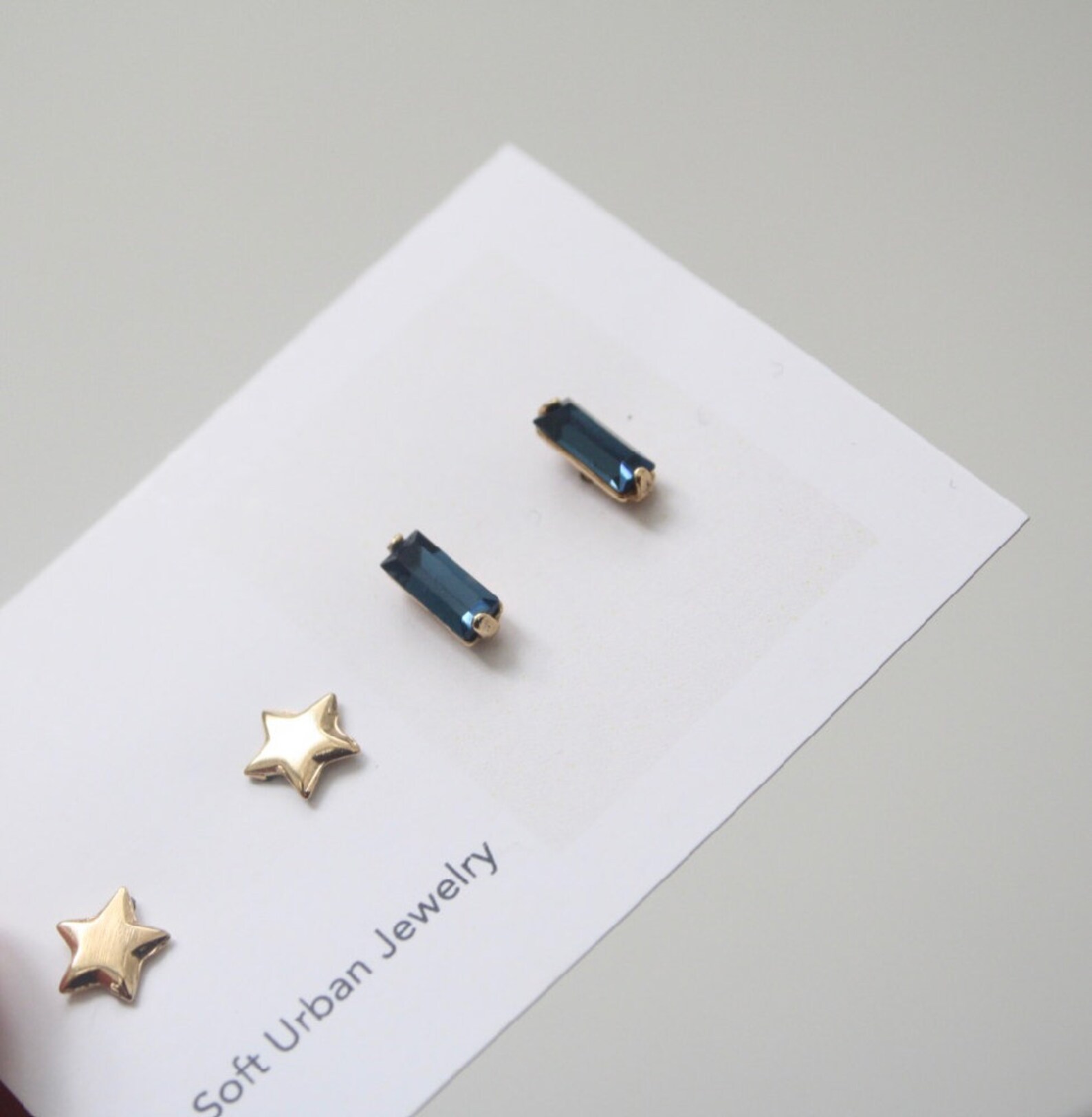 Tiny Gold Studs Set, Minimal Earrings Set, Mix and Match Earrings Set ...