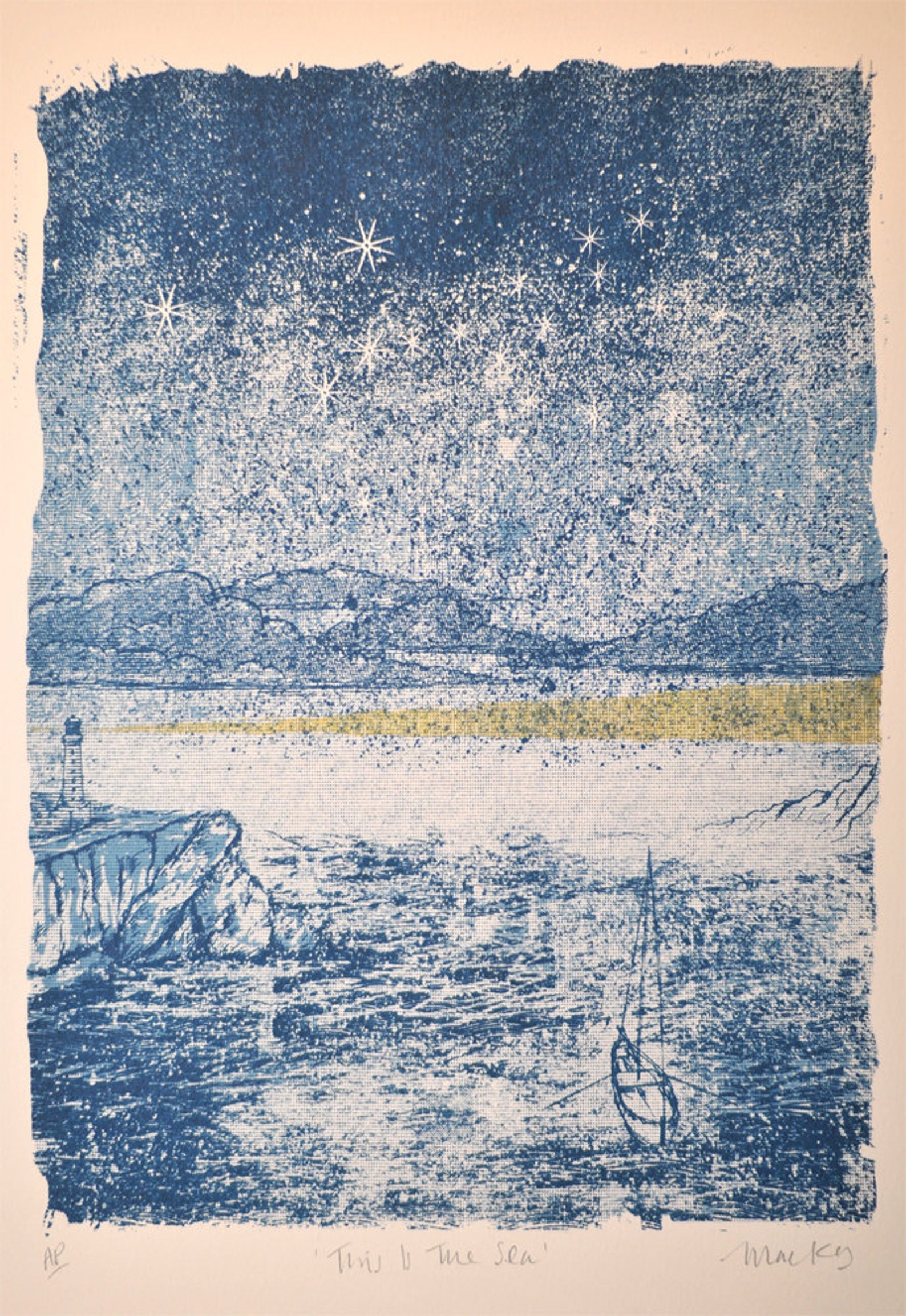 This is the Sea Screenprint - Etsy