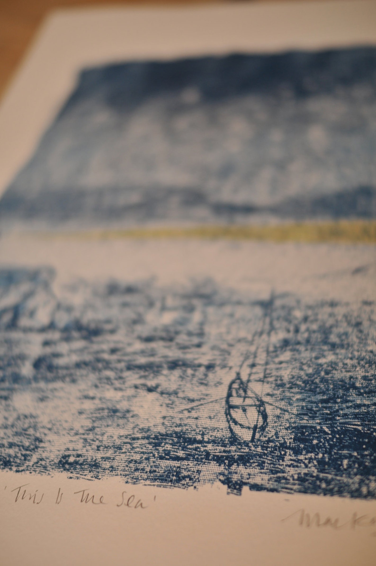 This is the Sea Screenprint - Etsy