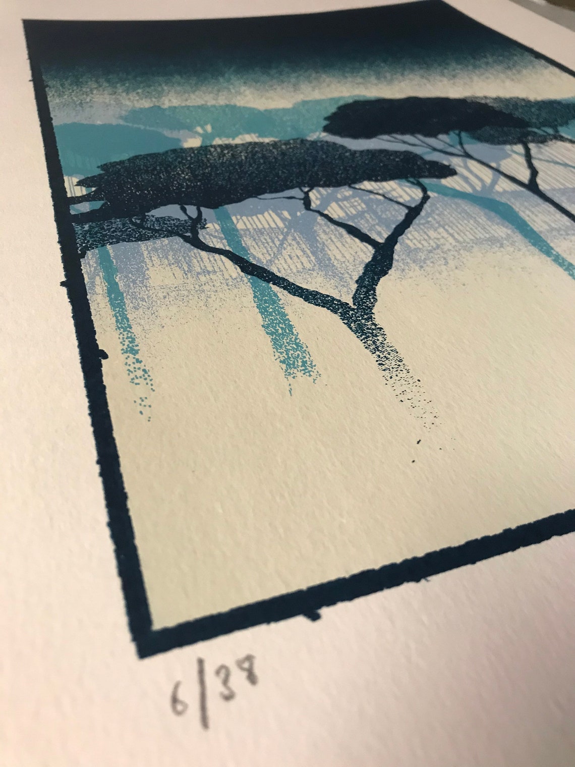 Strangers Limited Edition Silk Screen Print by Jon Mackay | Etsy