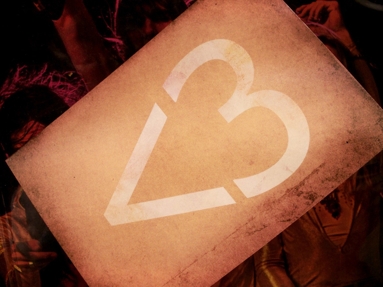 Heart less Than 3 Blank 4x5.5 Note Card, Single or Set of 4 Geek Chic ...