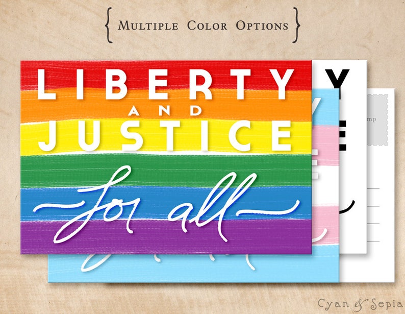 Printable Postcard - Liberty Flags - 4x6 Print Your Own - Political ...